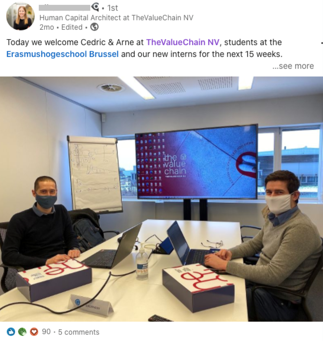 Werken Toegepaste Informatica | Erasmushogeschool Brussel